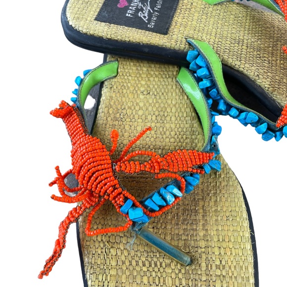 Beverly Feldman | Shoes | Frankie Baby Beverly Feldman Beaded Crawfish ...